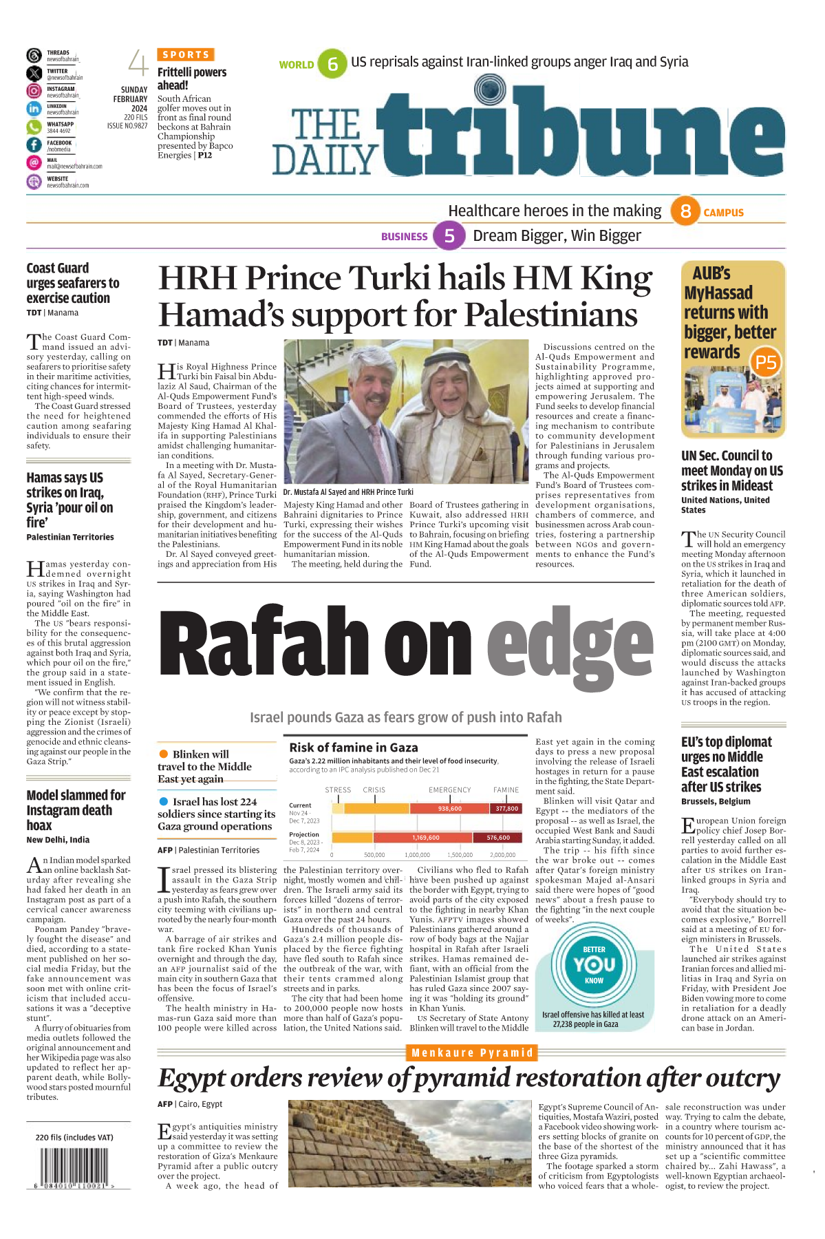 ePaper | The Daily Tribune | Bahrain
