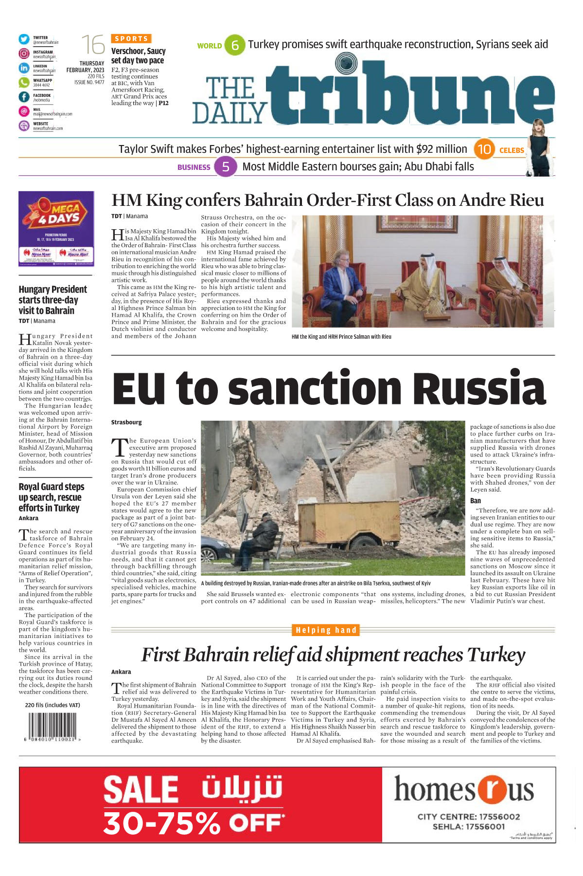 ePaper | The Daily Tribune | Bahrain